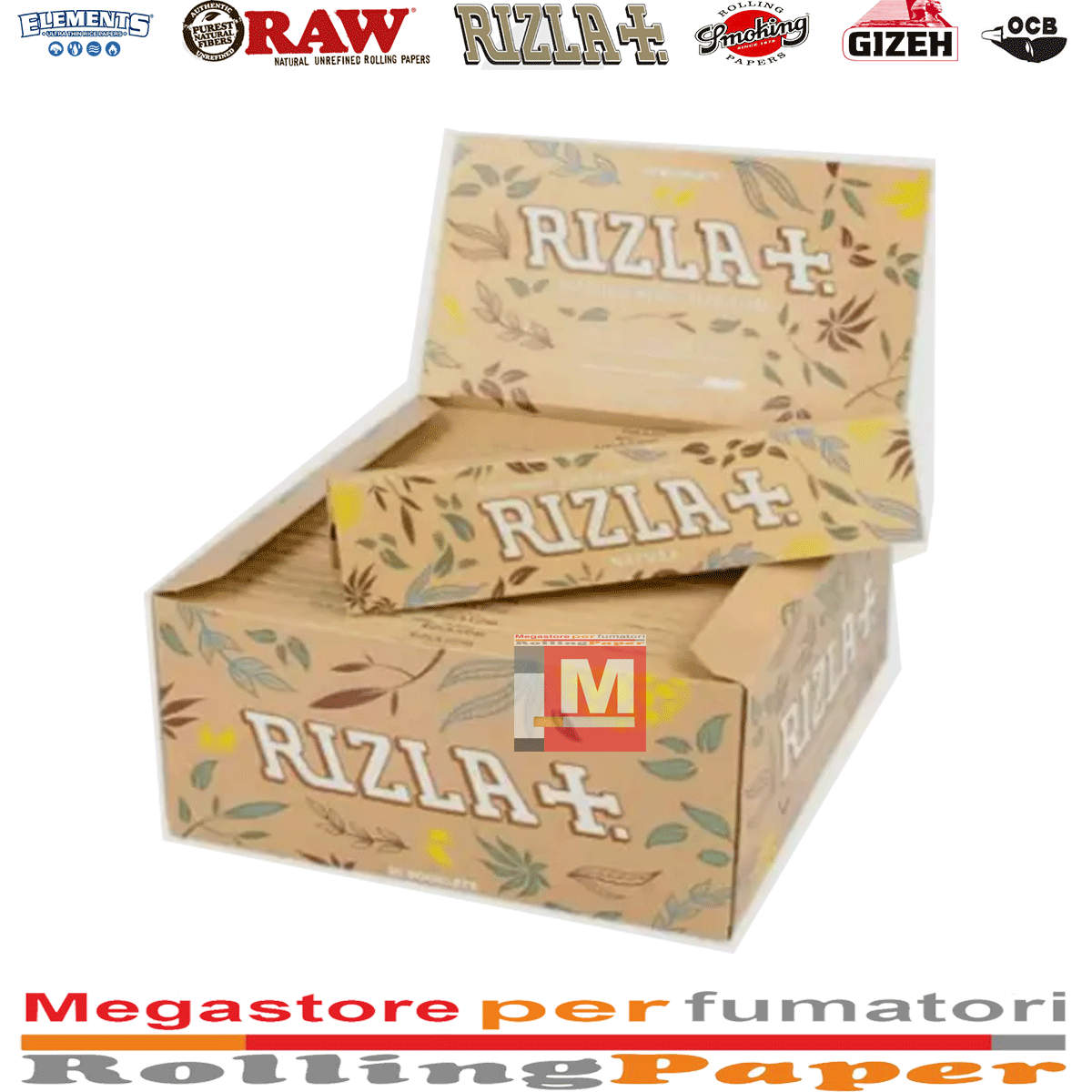 Cartine Rizla Natura Hemp King Size Slim – 50 Libretti